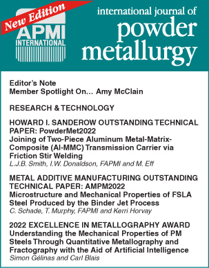 International Journal of Powder Metallurgy